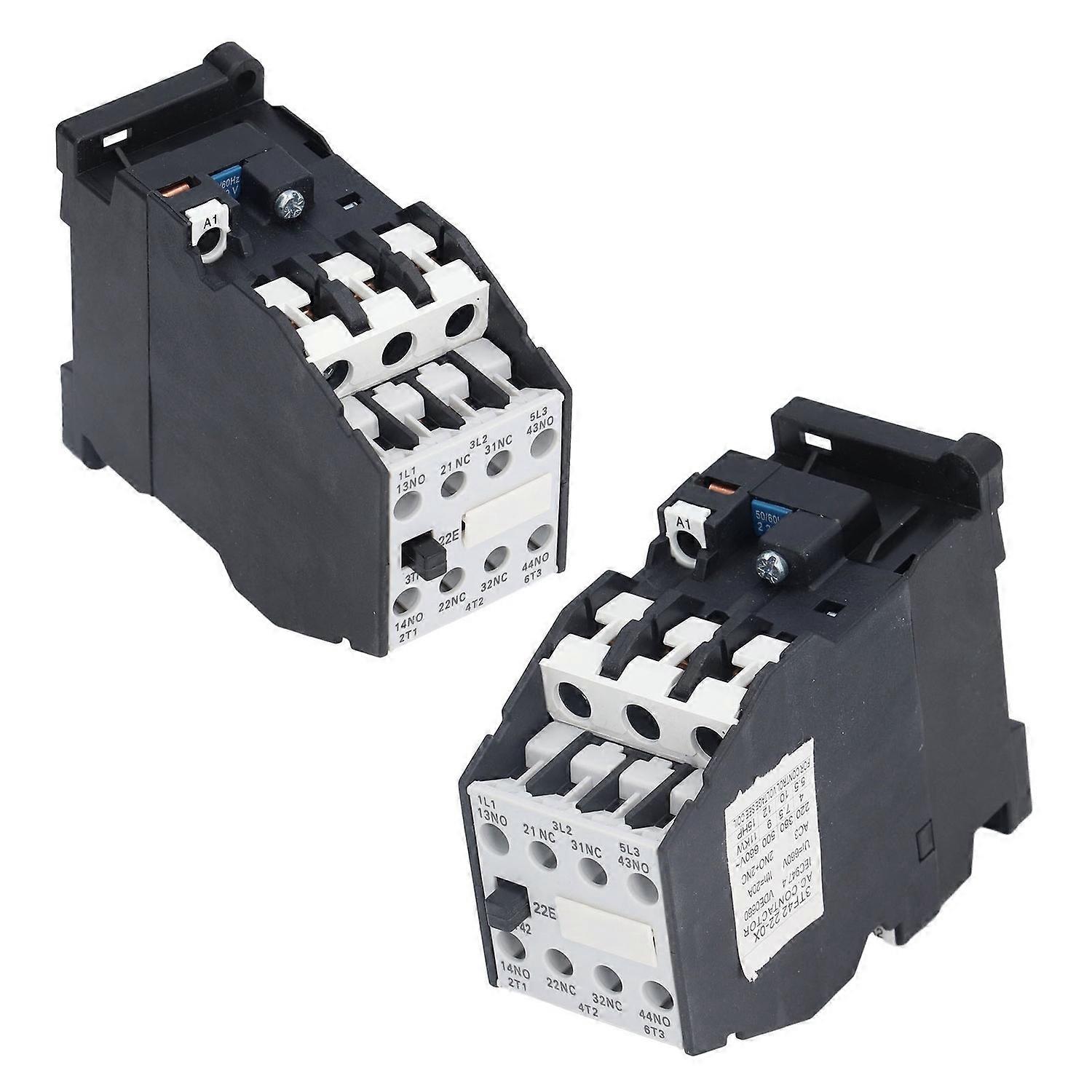 AC Contactor DIN Rail Mount Household Circuit Control Contactor 220V 50 ...