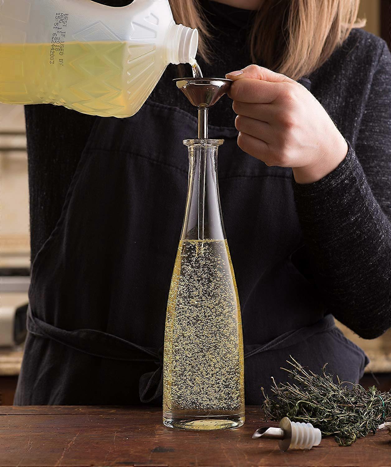 3 Pcs Stainless Steel Funnels Set with Handle, for Liquids | Fruugo UK