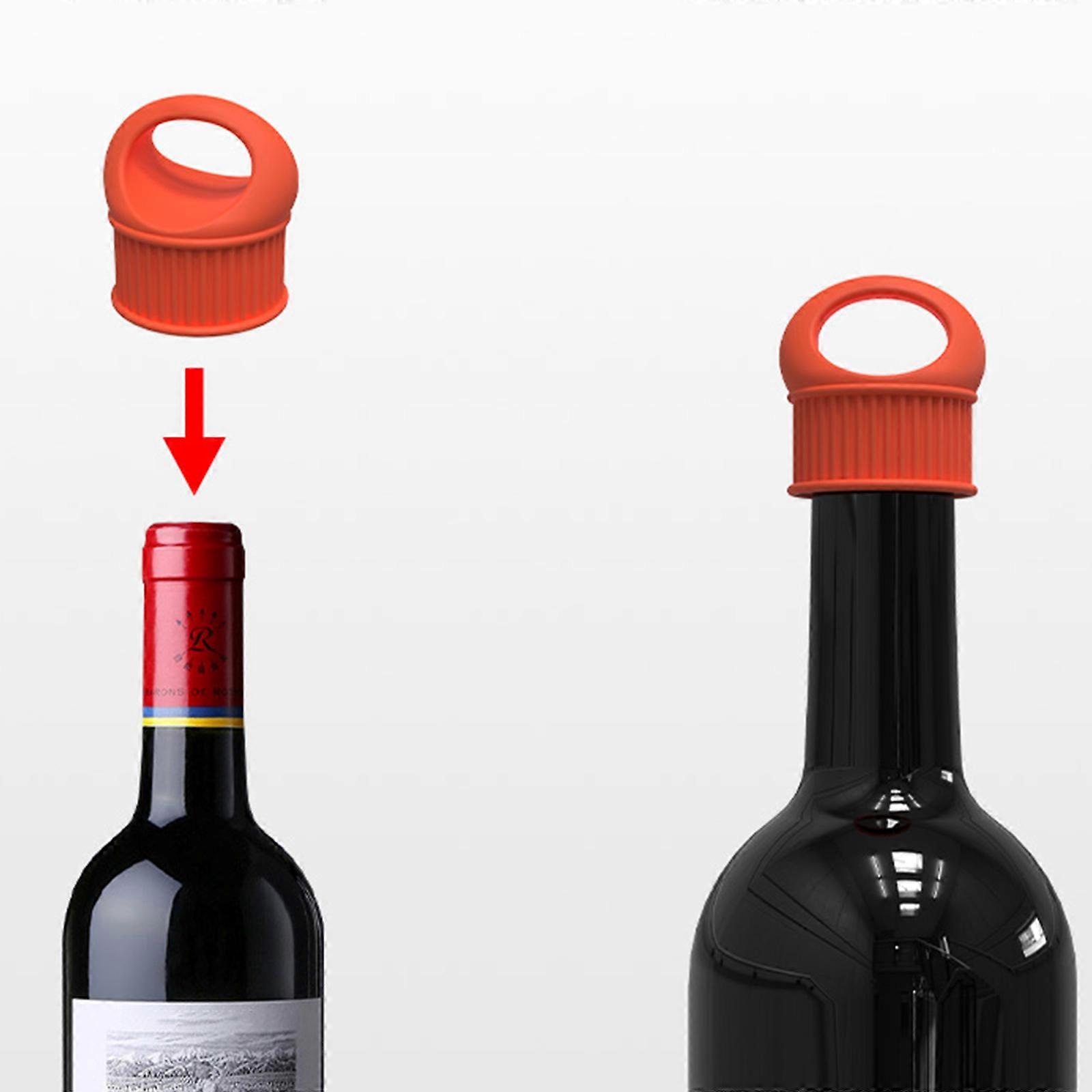 Beer Bottle Stopper Reusable Silicone Stopper Cap Wine Bottle Cap ...