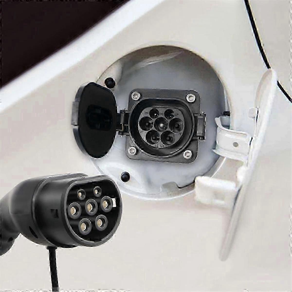 Electric Vehicle Charging Evse Socket Type 2 32A 1P 3 Phase IEC 62196-2 ...