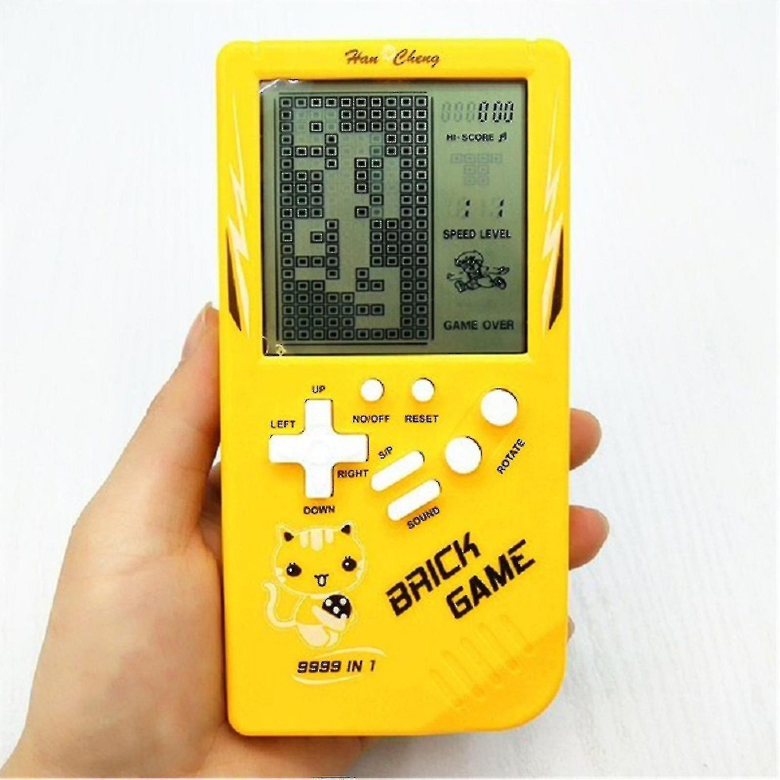 Klassieke gastheer Tetris Spel Bouwsteen Spel Puzzel Spel Handheld ...