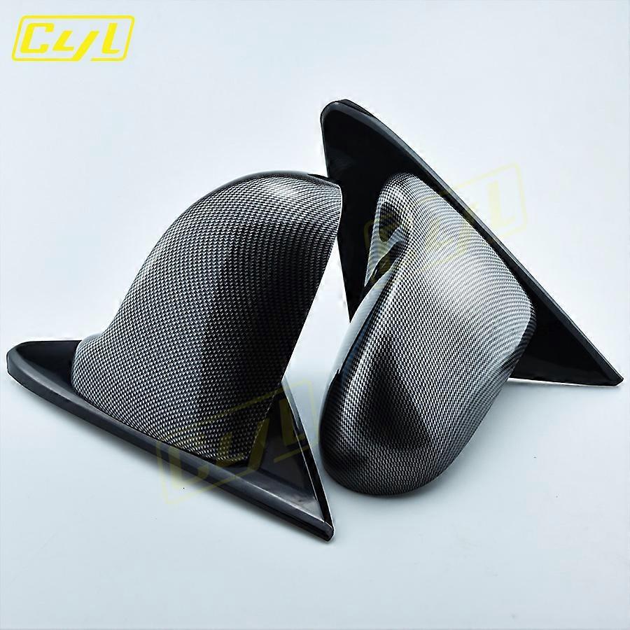 JDM Racing Carbon Film Spoon Style Manual Adjustable Car Side Rearview ...