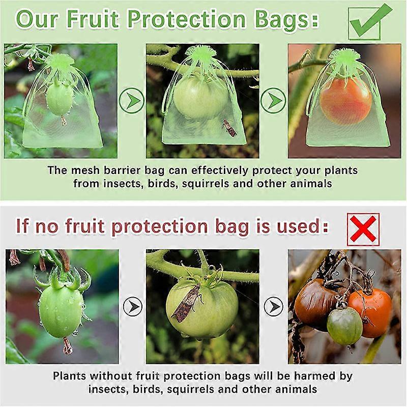 Plant Protection Plant Growing Kits Bags Fruit Bags Netting Mesh for ...