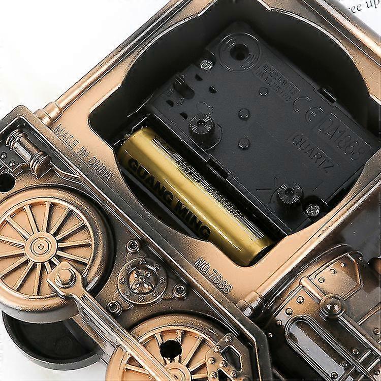Antique Digital Locomotive Train Alarm Clock Stylish Personality Engine ...
