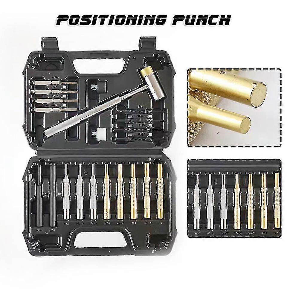 Roll Pin Punch Set With Steel Punch Double-faced Hammer Gunsmithing ...