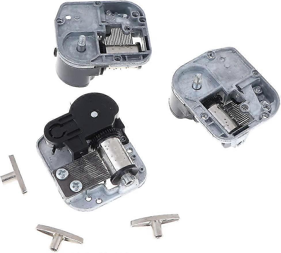 3 Pack Music Box Movement Wind Up Musical Mechanism Clockwork Mechanism ...