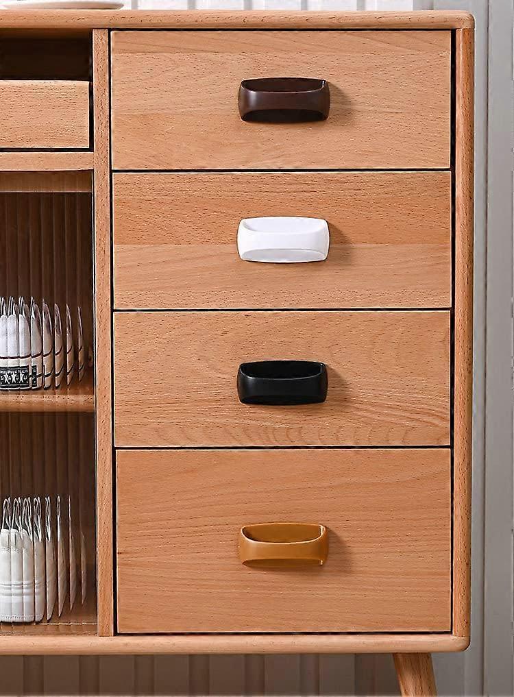 LINJOU 6 Pcs Self Adhesive Pulls for Drawers, Cabinets, Fridge Doors ...