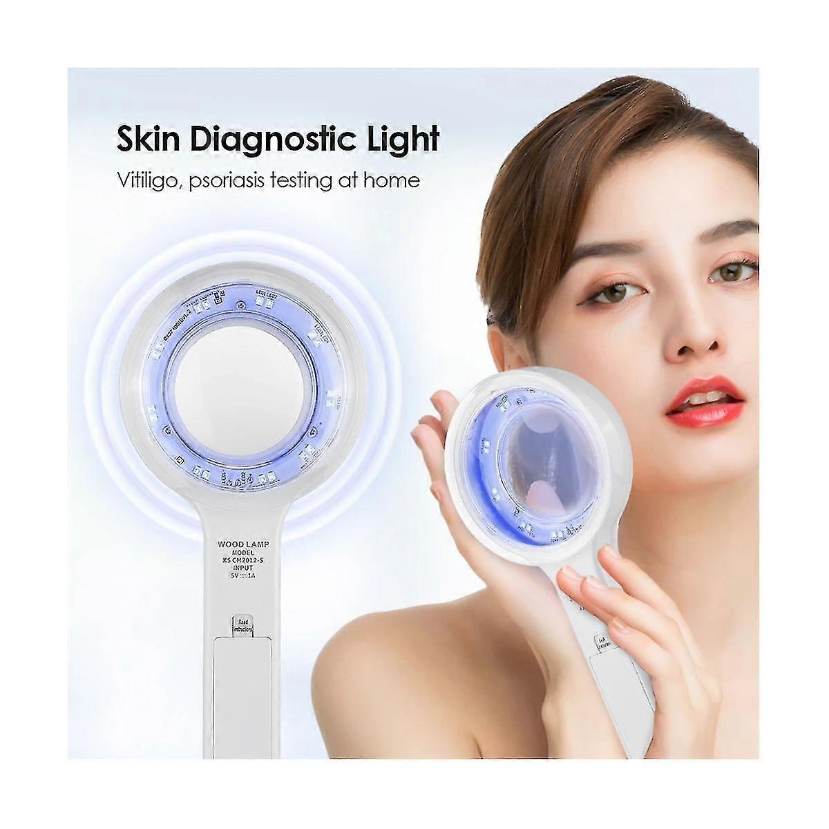 Woods Lamp Skin Analyzer compatible with Skin Uv Magnifying compatible ...