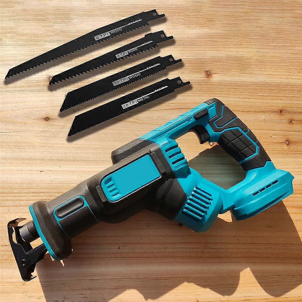 2800RPM Cordless Reciprocating Saw Adjustable Speed Chainsaw Wood Metal ...