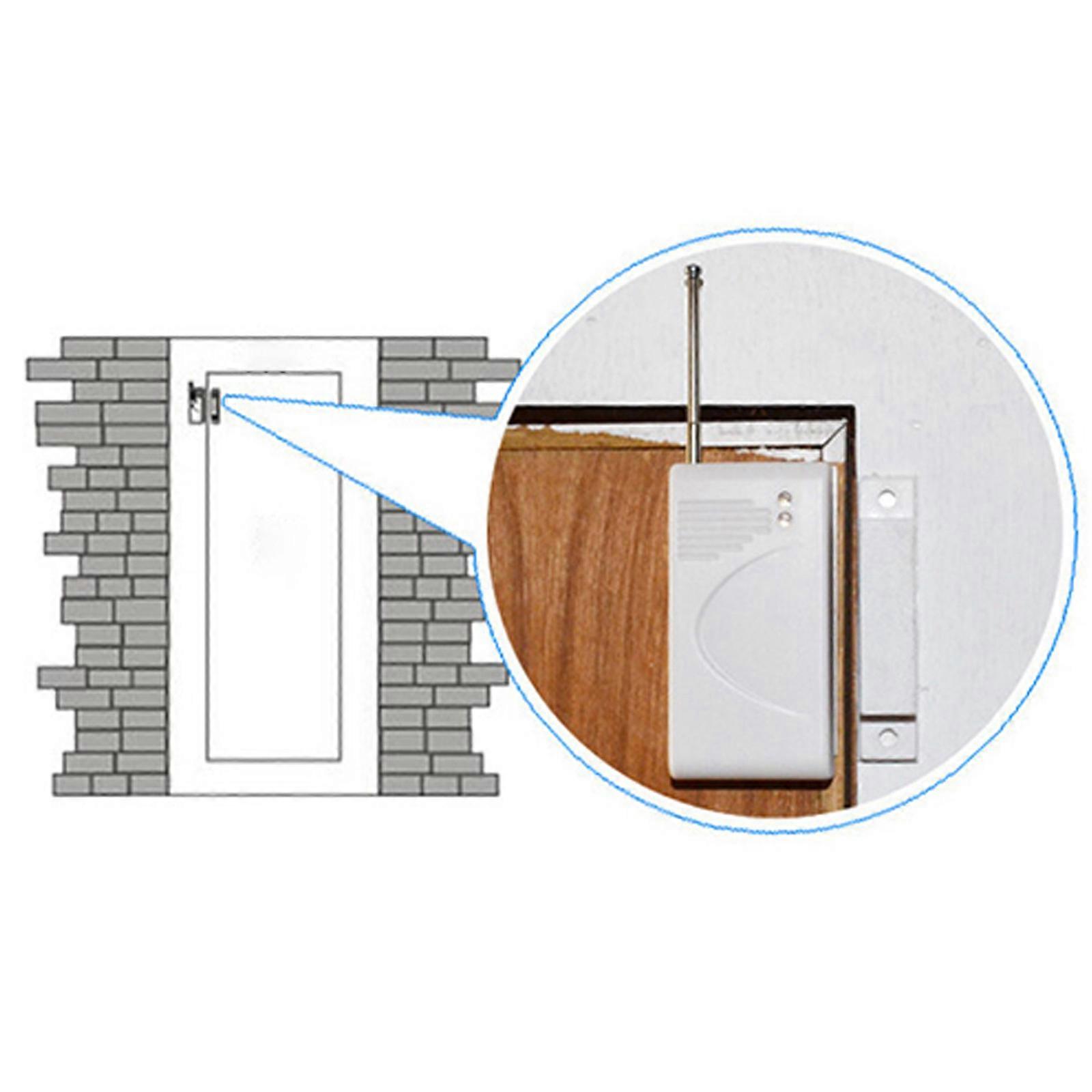 Household Alarm 433MHz Wireless Door Magnetic Door And Window Alarm ...