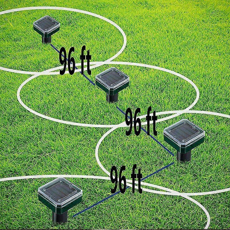 4pcs Garden Cat Repeller, Solar Ultrasonic Marten Repeller Waterproof ...