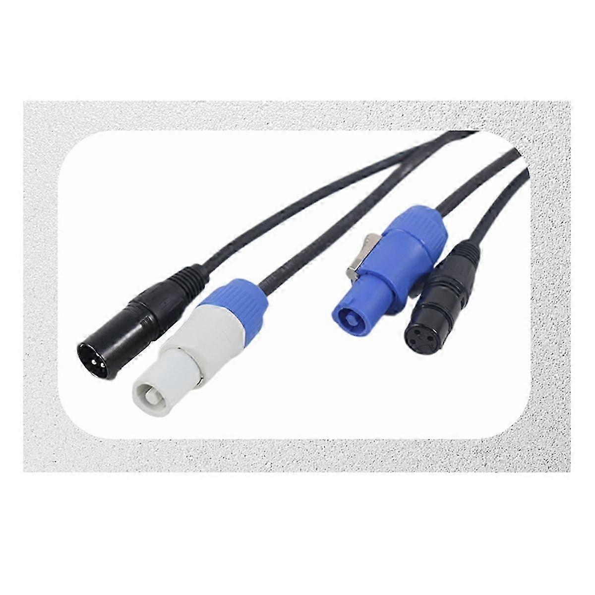 DMX Powercon Cable Combination of Powercon Plug and DMX XLR Signal Line ...