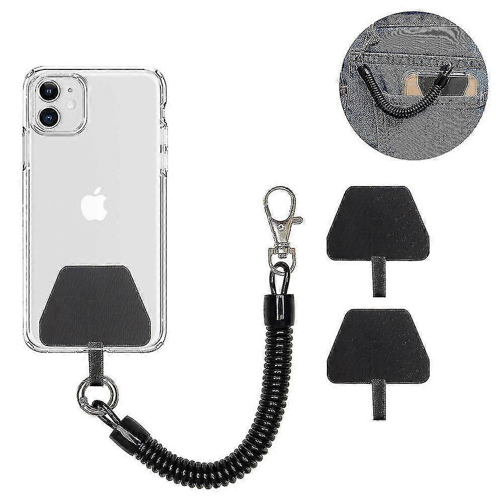 Cell Phone Lanyard Tether With Patch, Universal Smartphone Wrist Strap ...