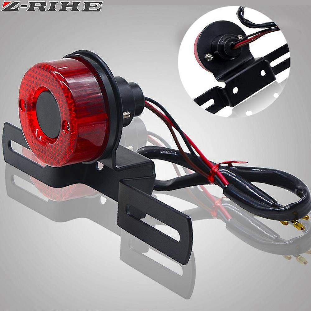 For Chopper Bobber LED Motorcycle Tail Brake Stop Light Moto Rear ...