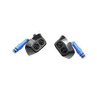 Front Left Right Bumper Headlight Washer Sprayer Nozzle Jet & Clip For ...