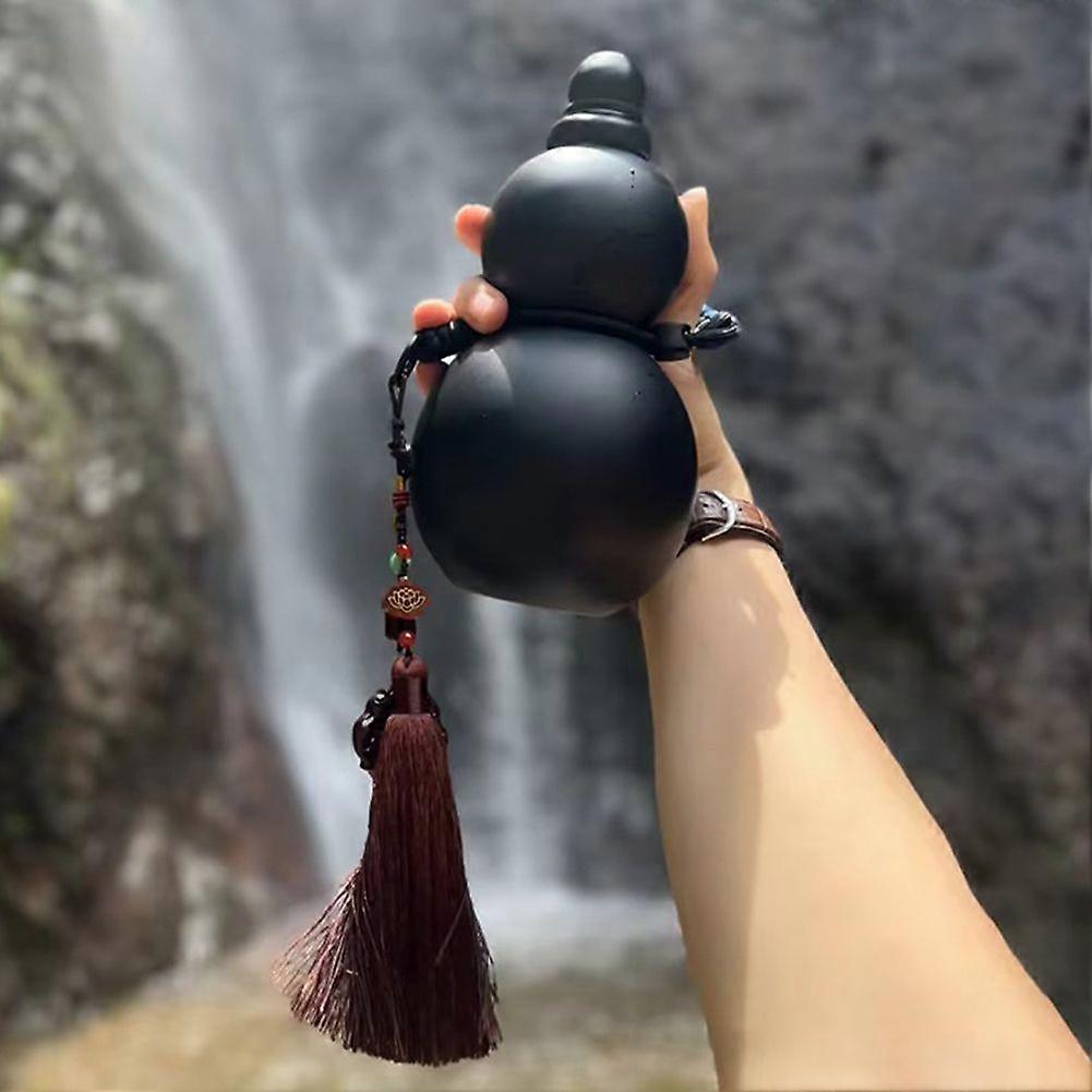 Gourd Water Bottle with Belt & Straps, Gourd Water Jug Travel Sports ...