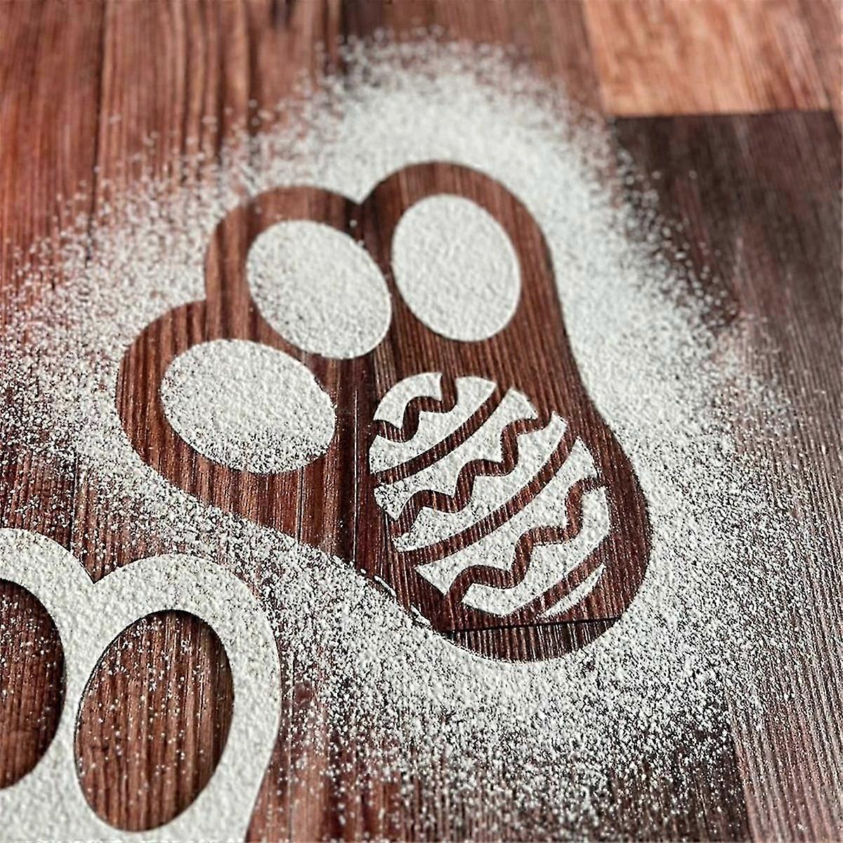 Easter Rabbit Foot Print Stencil Floor Bunny Foot Print Template ...