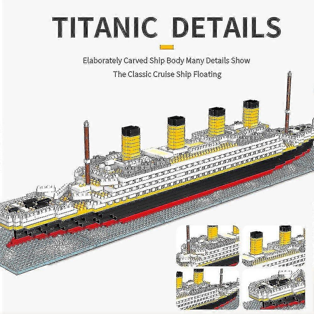 Titanic Model Building Blocks Kit Mini Titanic Classic Ship Toy Gifts ...