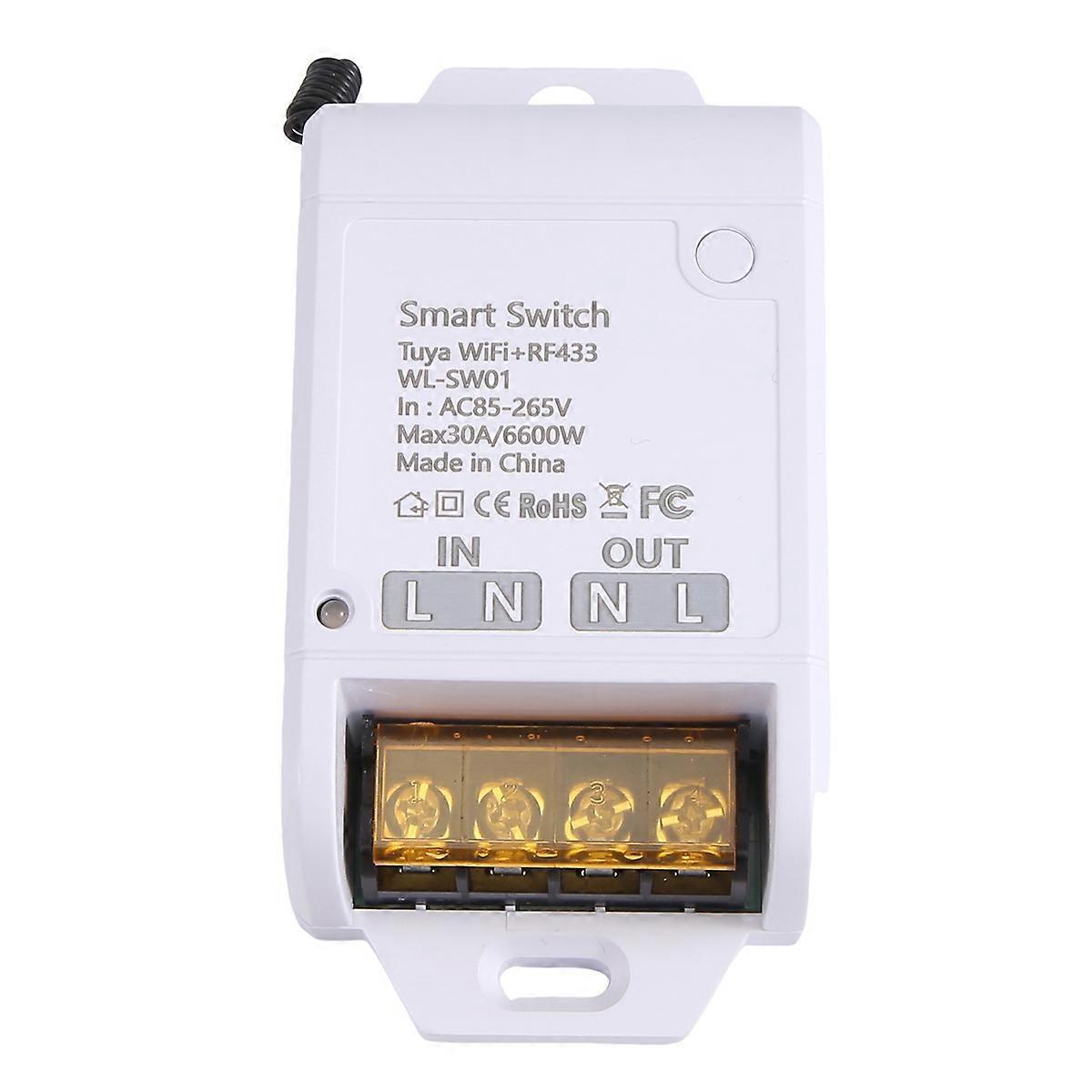 ZigBee Graffiti WiFi Smart Switch On/Off 30A WIFI+RF433 Voice Lamp ...