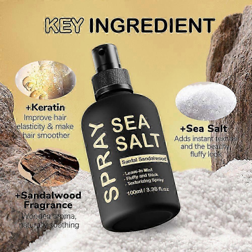 Based Sea Salt Spray Volumizes Texturizes Finish Sea Salt For Hair ...
