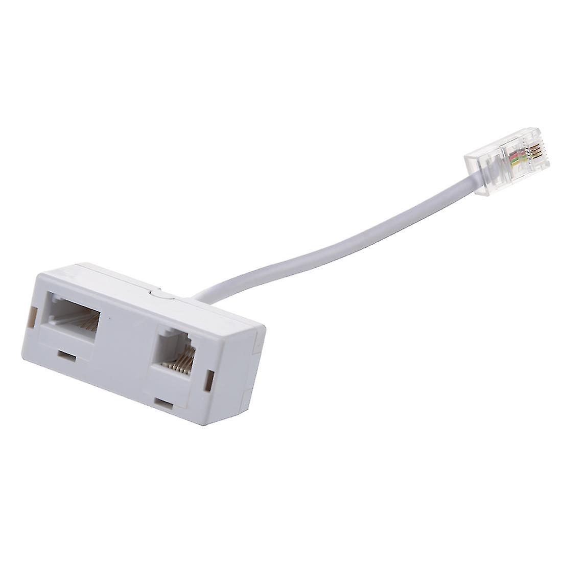 Rj45 Plug To Rj11 Bt Socket Splitter Telephone Adapter | Fruugo UK