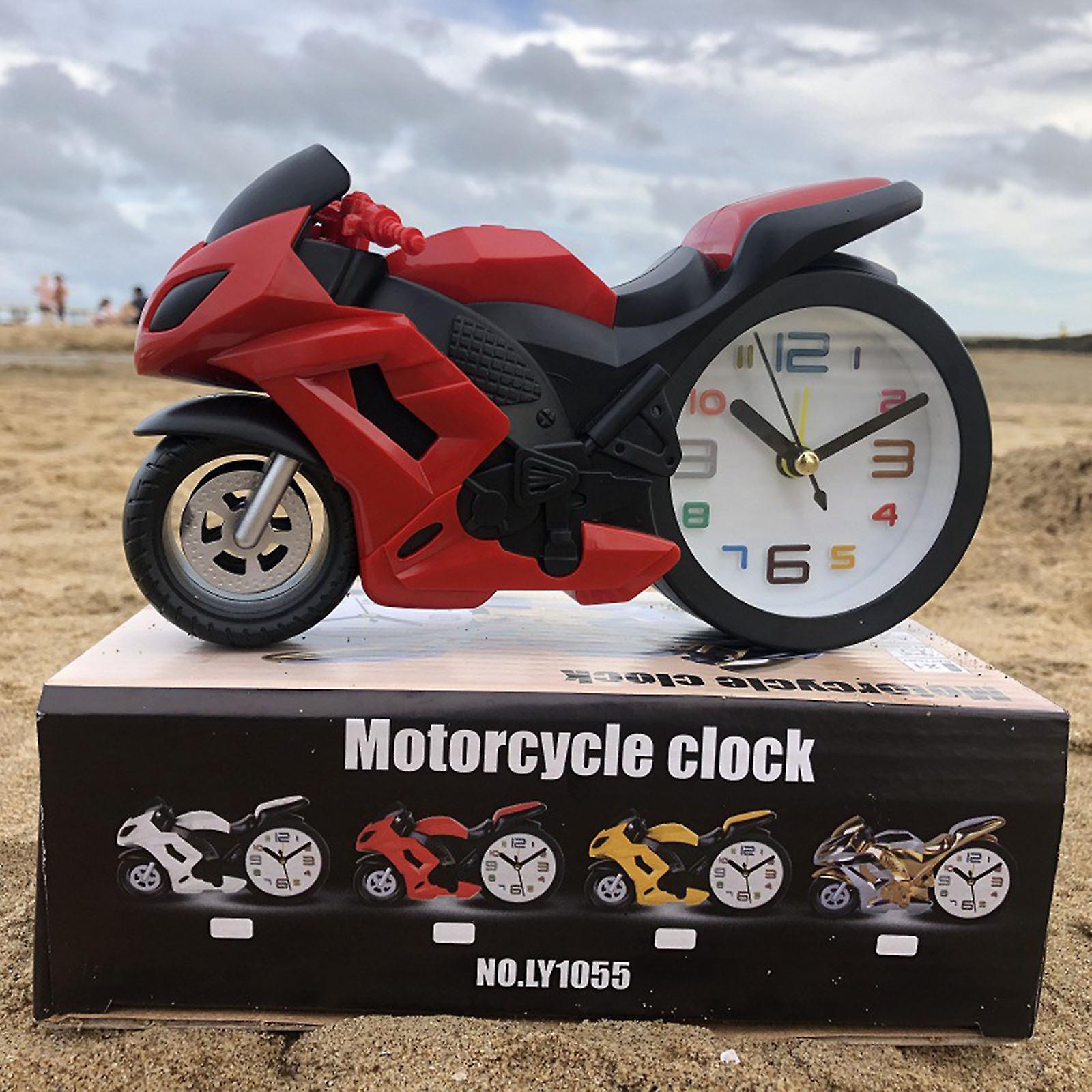 For Creative Motorcycle Shape Quartz Clock Alarm Clocks Timekeeper ...