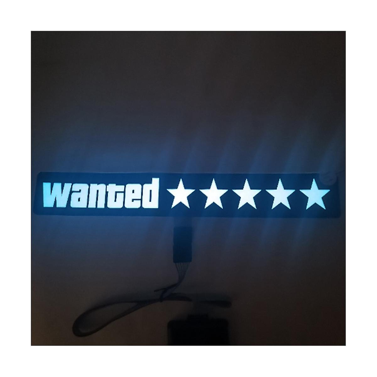 Windshield Electric Wanted Car LED White Window Stickers for JDM Glow ...
