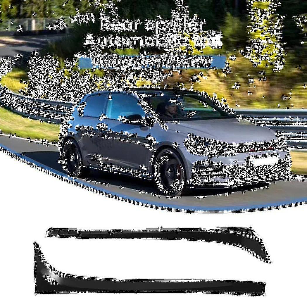 Accessories Spoilers For Golf 7 Mk7 2014 2015 2016 2017 Abs Black ...