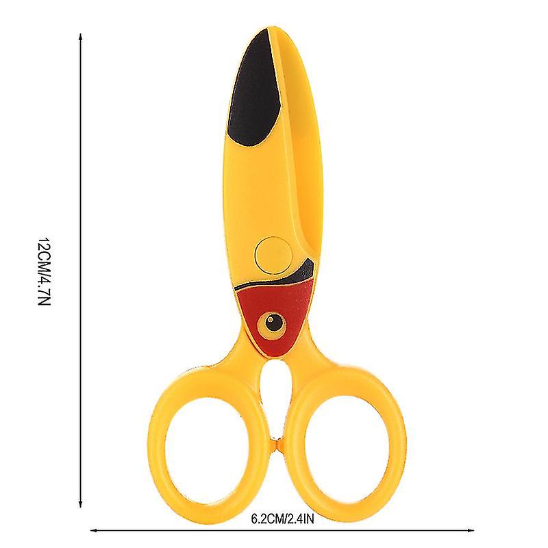 3pcs Cartoon Scissors Kids Safety Scissors Training Scissors For ...