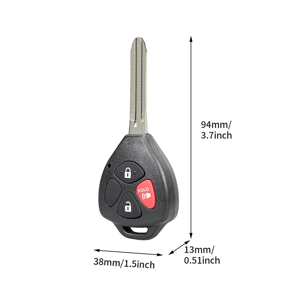 Car Key Fob Lightweight Remote Direct Fit Auto Keyless Entry ...