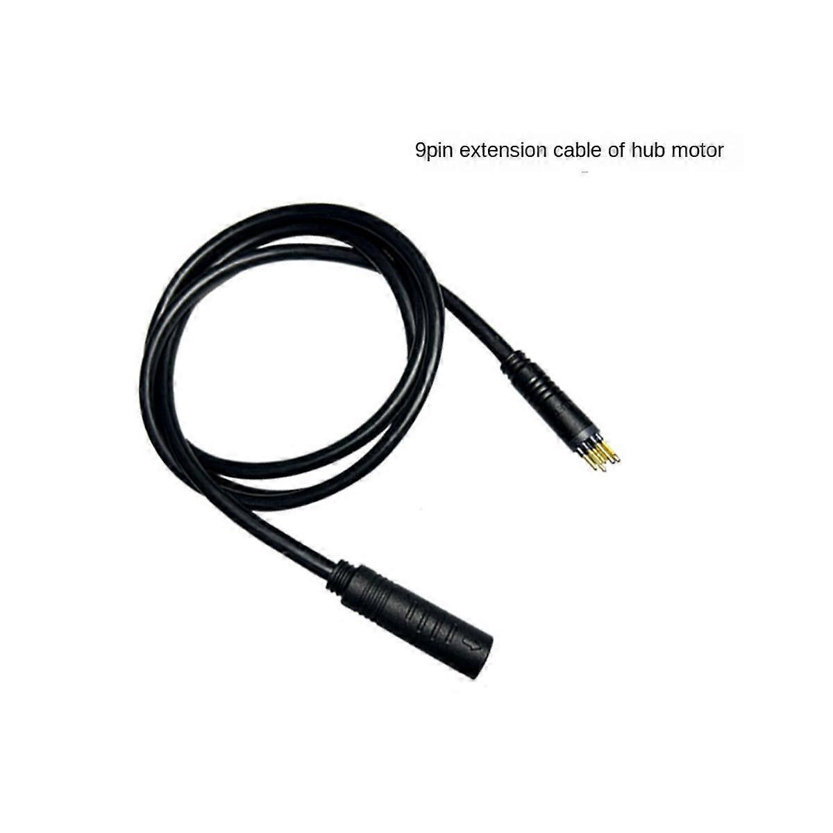 E-Bike 9 Pin Wheel Motor Extension Cable Cord for Front Rear Wheel Hub ...