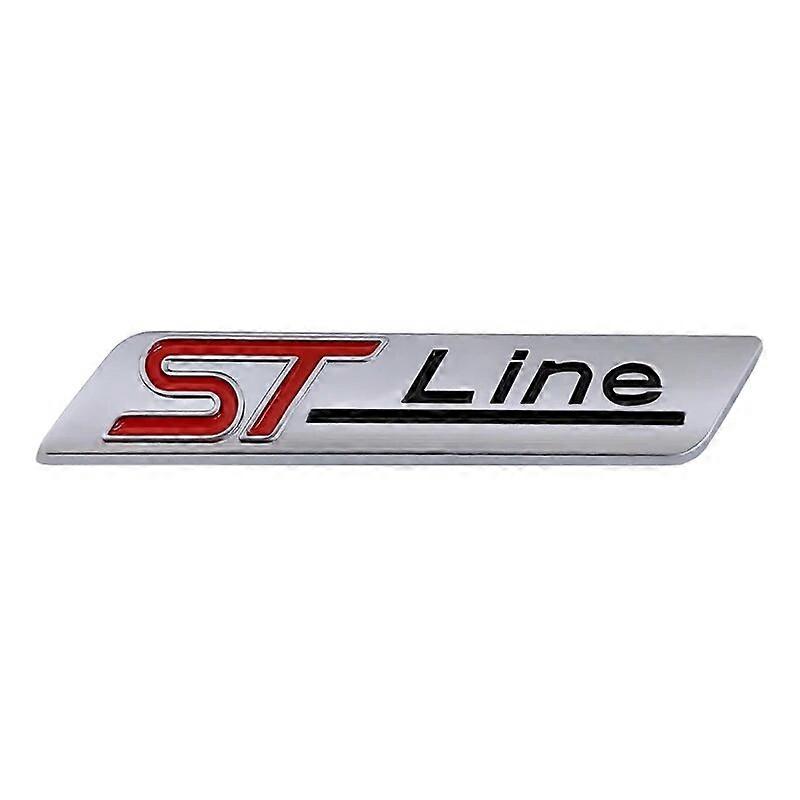 3d Metal ST Line Sticker Car Fender Side Emblem Badge For Ford Kuga MK3 ...