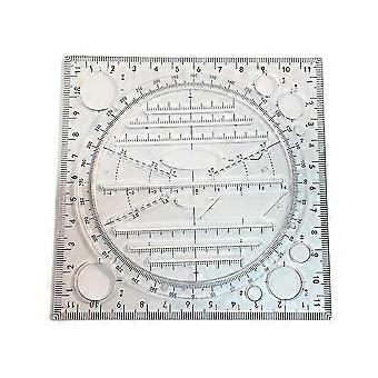 Multifunctional Drawing Ruler Study | Fruugo UK