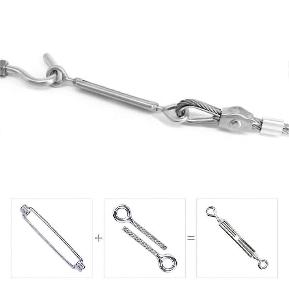 2025 New 6 Pieces Cable Tensioner M5 Adjustable 304 Stainless Steel ...