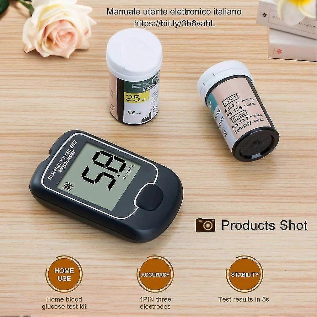 Medical Gluco Meters Diabetes Tester Blood Sugar Monitor Portable ...