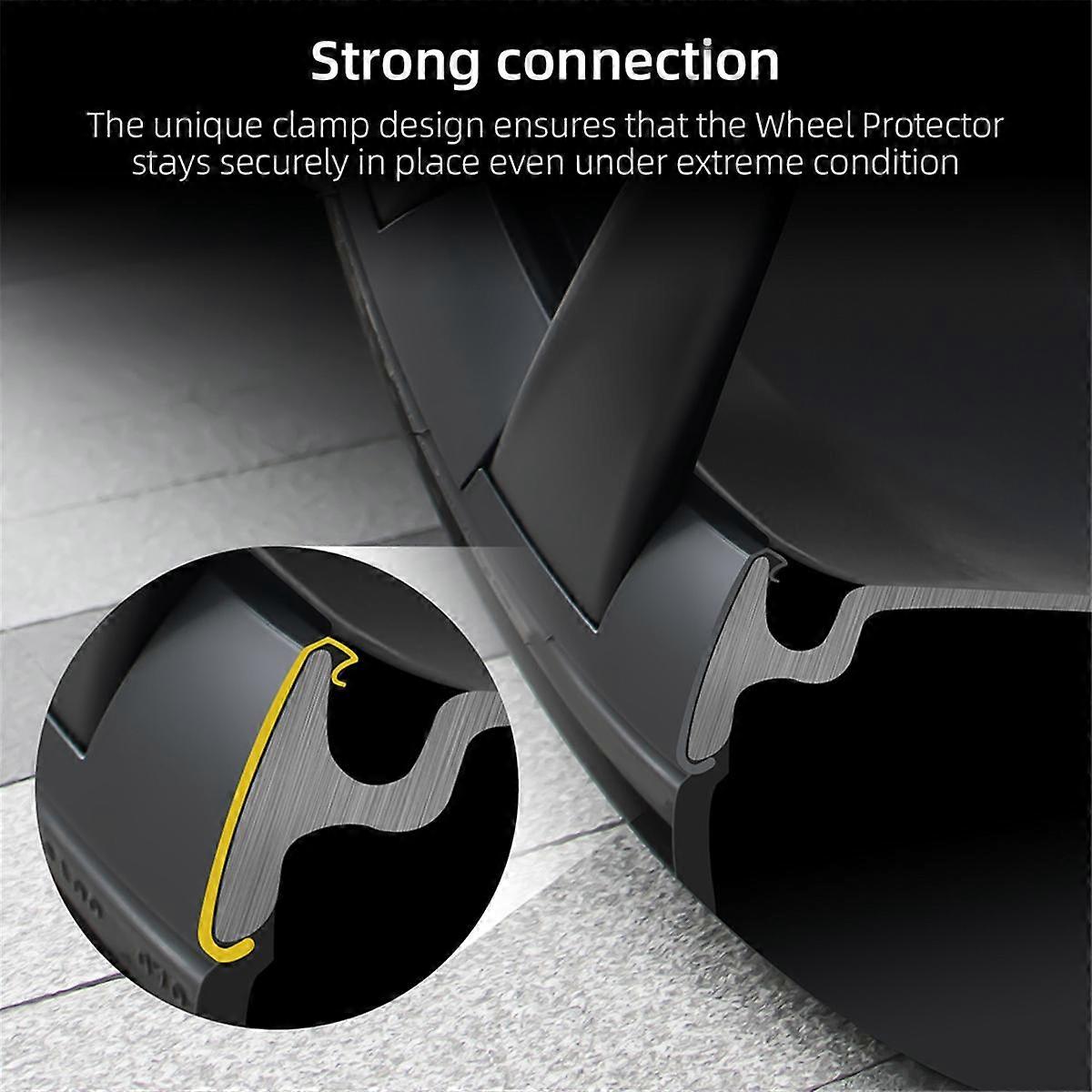 40Pcs for Model Y 2020-2023 Hub Cap Rim Patch 20 Inch Wheel Protectors ...