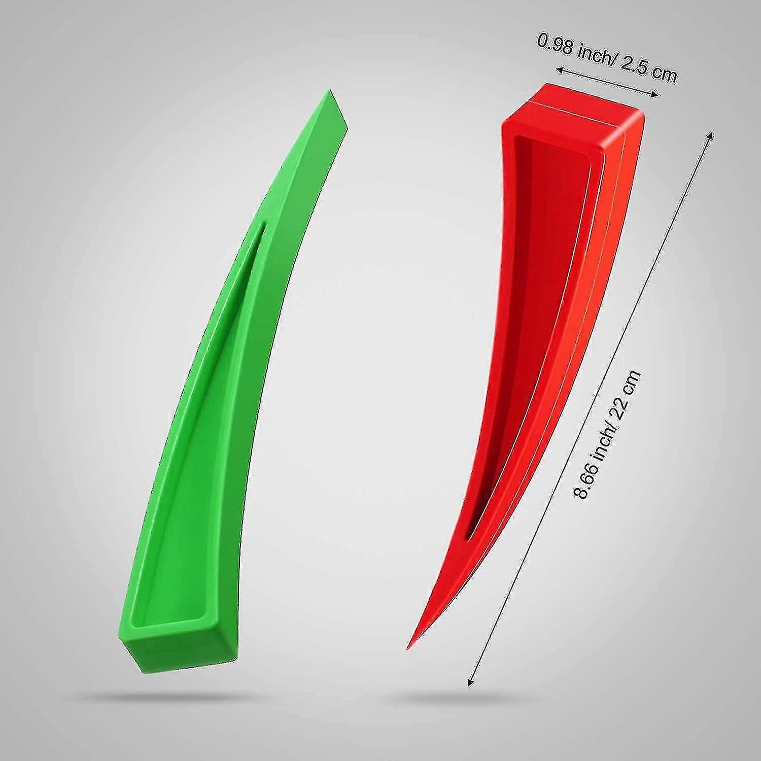 4 Pieces Window Curved Wedge Paintless Dent Repair Tools Plastic Car ...