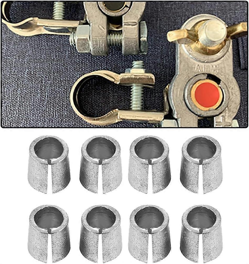 8 Pieces Battery Sleeve, Car Battery Terminal Converter Terminal ...