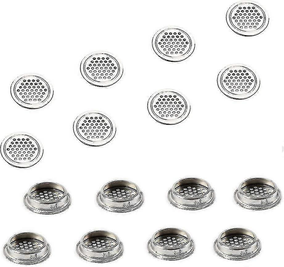 25 Pieces Round Ventilation Grille Stainless Steel Ventilation Grille ...