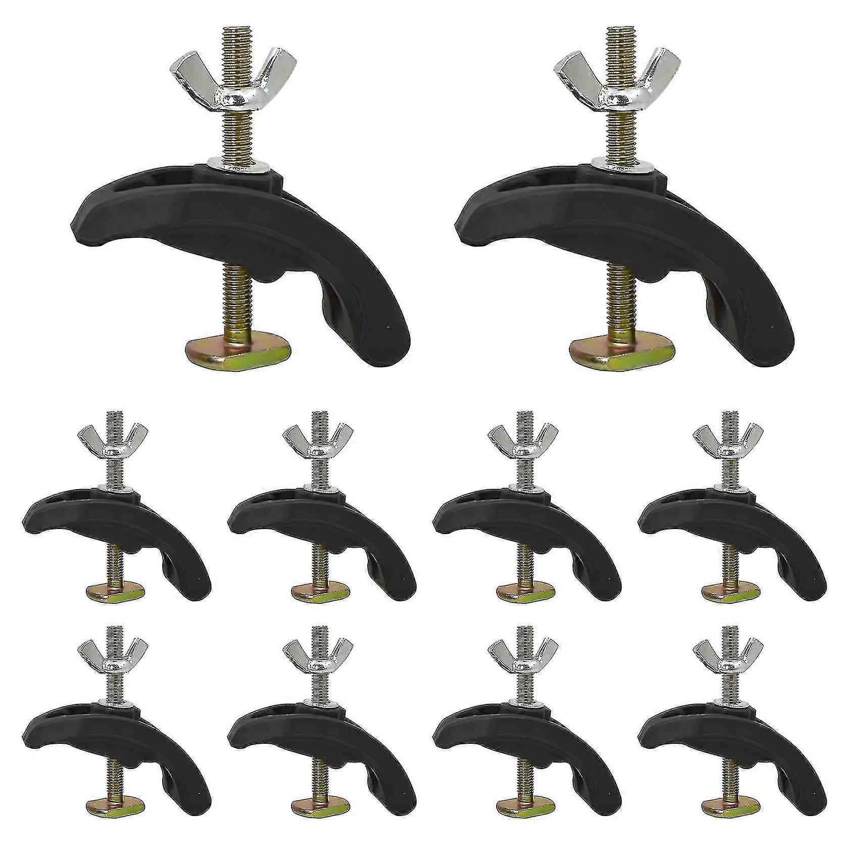 10pcs Cnc Engraving Machine Press Plate Clamp Fixture Compatible T-slot ...