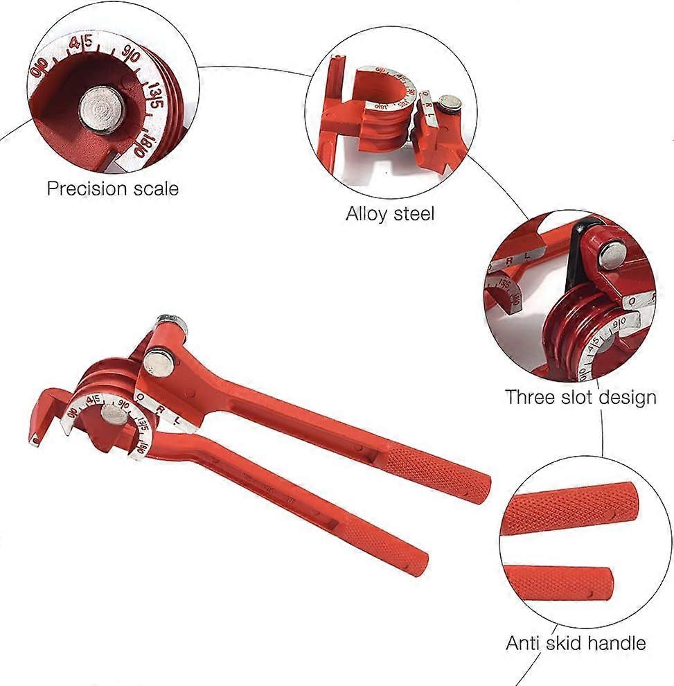 Tube Bender, 3 in 1 Bender 6mm/8mm/10mm Copper Tube Bender Copper Tube ...