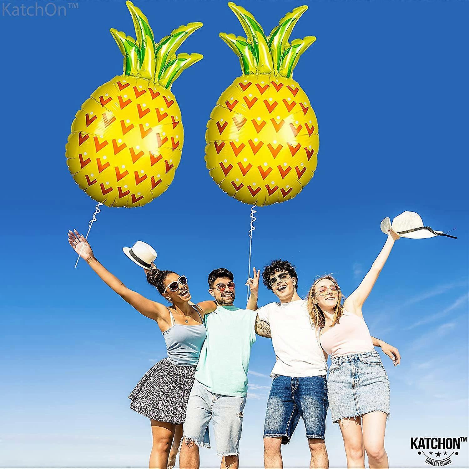 Giant, 32 Inch Pineapple Balloons - Pineapple Party Decorations ...