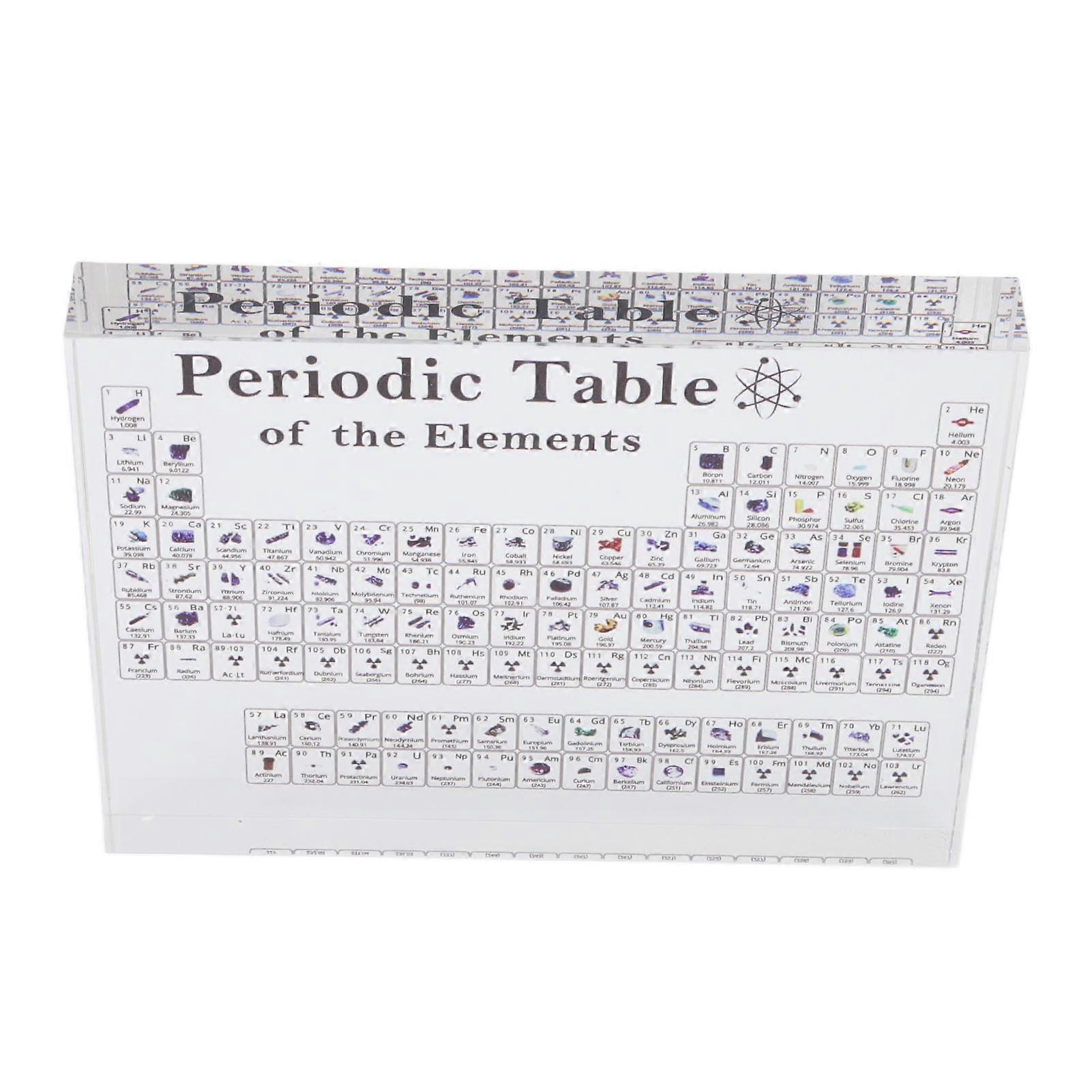 Periodic Table Of Elements Black Acrylic Chemical Elements Alphabet ...