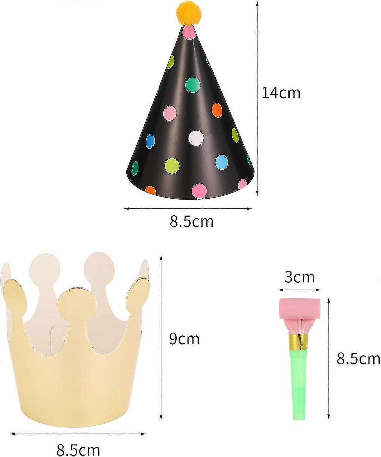 Funny Party Hats - 9 Pieces Hats For Birthday Parties | Fruugo DK