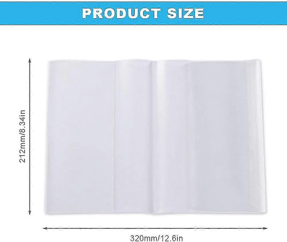 Exercise Book Cover Transparent Book Protector Reusable Waterproof ...