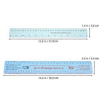 2pcs Ceramic Sculpture Used Clay Ruler Clay Ruler For Models Shrinkage ...