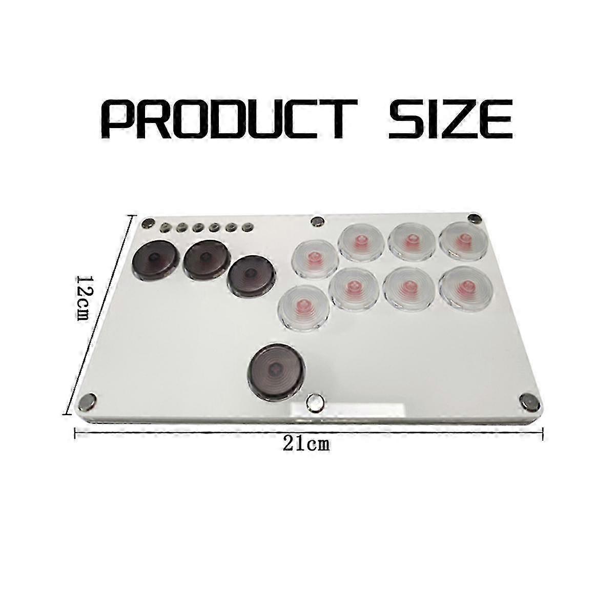 12key Joystick Keyboard Arcade Stick Controller For //switch/pc Arcade ...