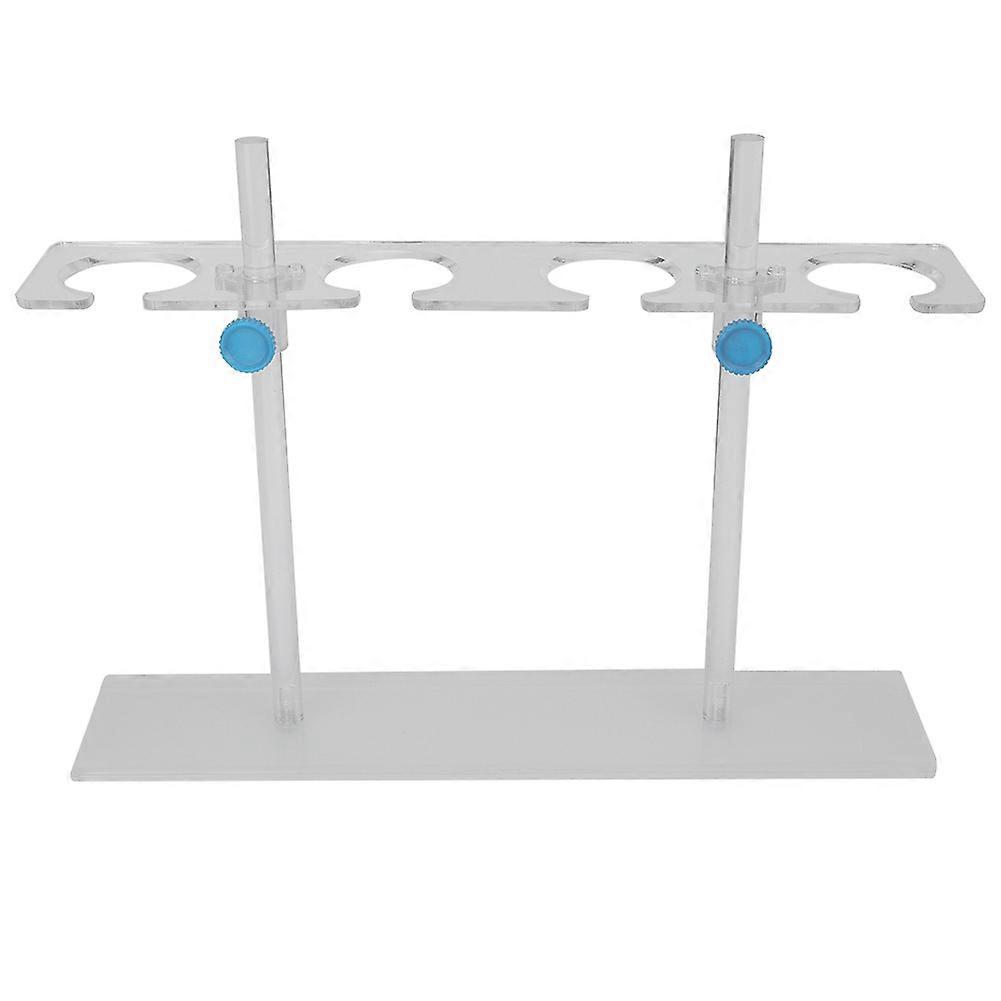 4 Holes Organic Glass Separating Test Tube Stand 2.1cm Test Tube ...