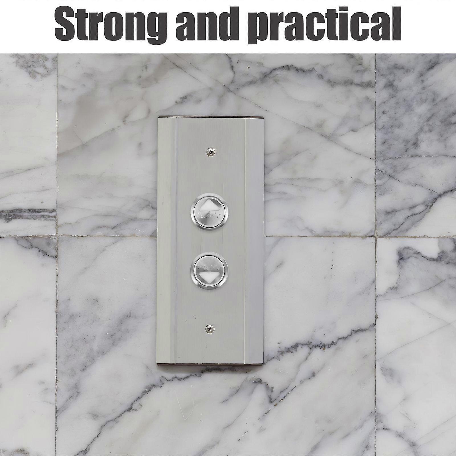 2PCS Round Elevator Button Stainless Steel Emergency Stop Button with ...