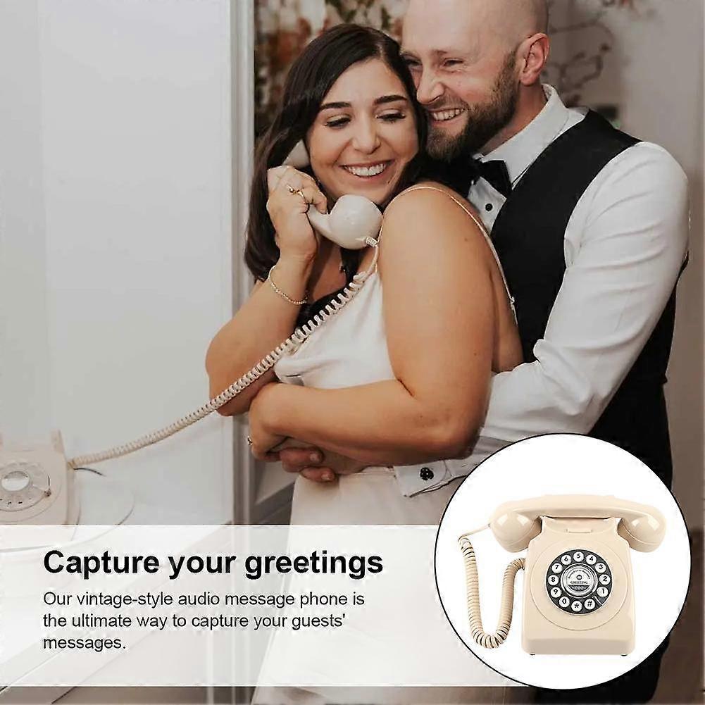 Phone Recorder Antique Old Fashioned Retro Style Landline Phone | Fruugo UK